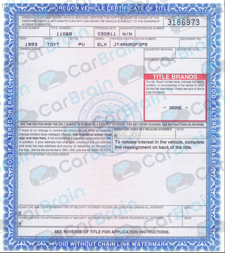 Oregon Car Title Transfer Guide. Sell a Car in Oregon Fast